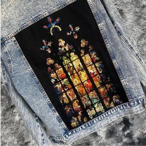 Forever 21 | Jackets & Coats | New Forever 2 Alphonse Mucha Stained ...